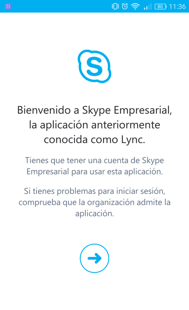 Instalación de Skype empresarial en Android – Office 365 UMH